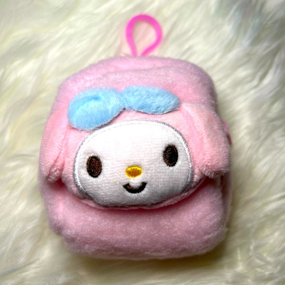 Hello Kitty | Bags | New My Melody From Hello Kitty Fuzzy Keychain And ...